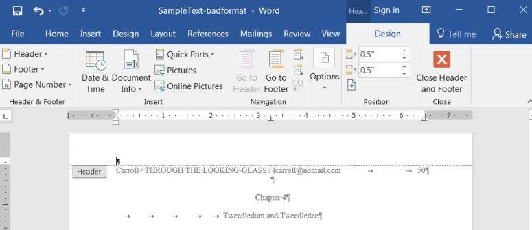 How NOT to Format Your Manuscript – WRITERS' RUMPUS