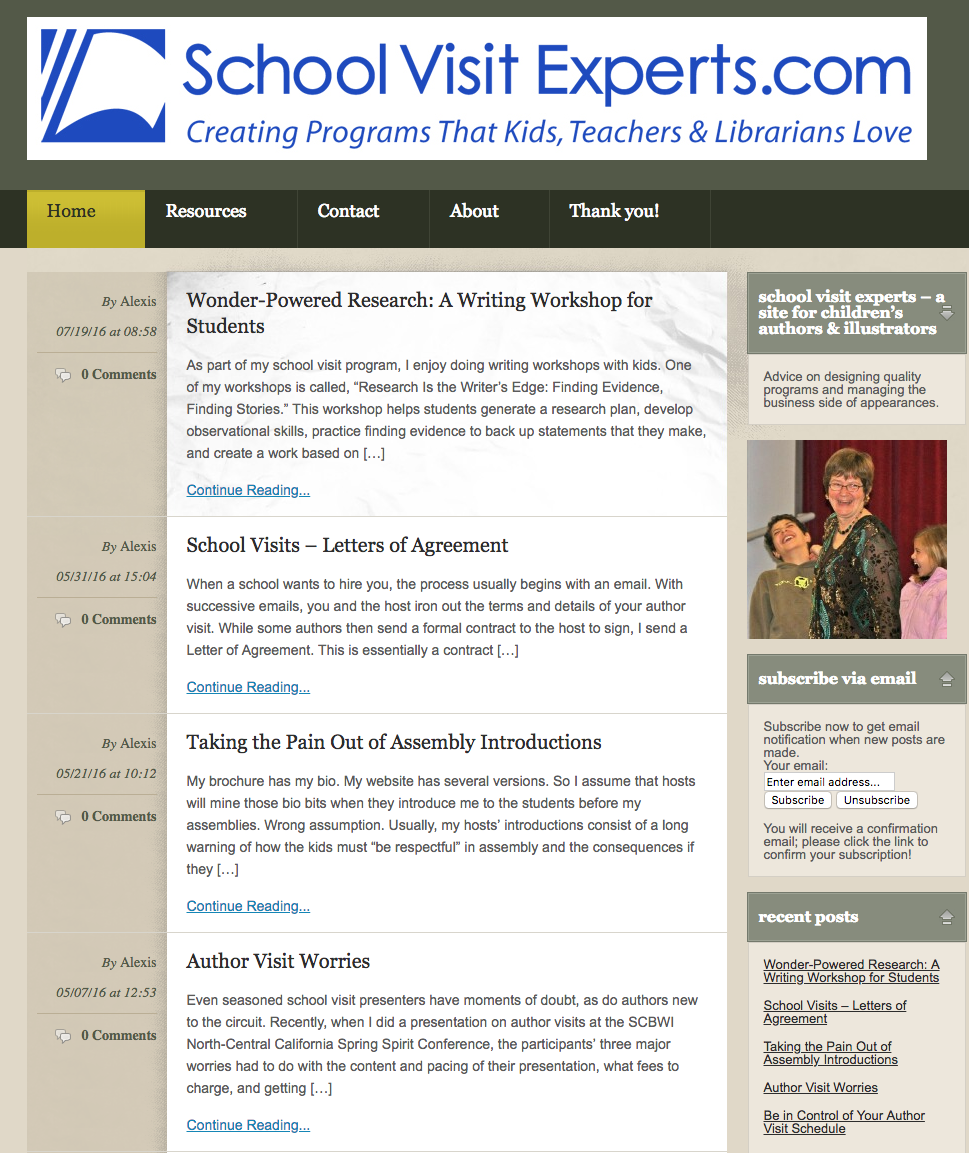 School Visit Resources – WRITERS' RUMPUS