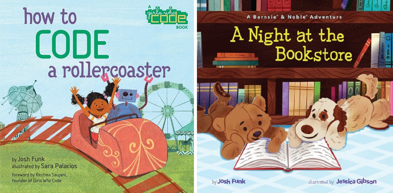 Josh Funk Codes a Rollercoaster & Spends a Night at the Bookstore ...