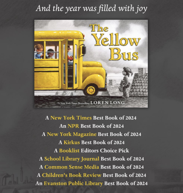 2025 Caldecott Contender: The Yellow Bus by Loren Long – WRITERS' RUMPUS